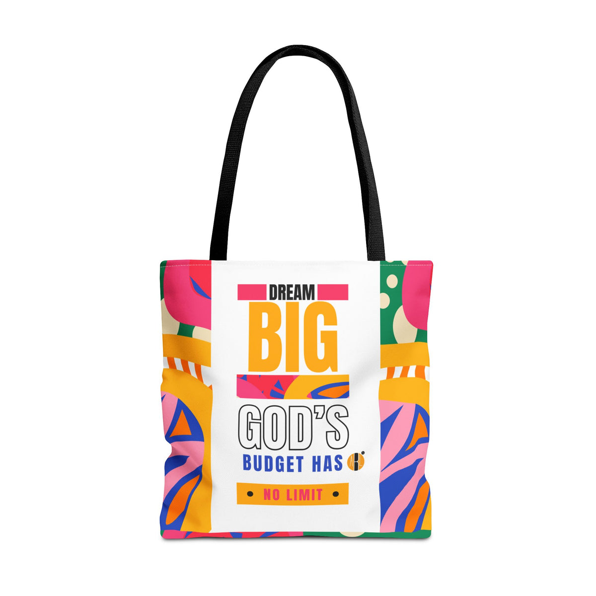 Dream Big, God's Budget-Tote Bag – Abeille Creations (ABL)